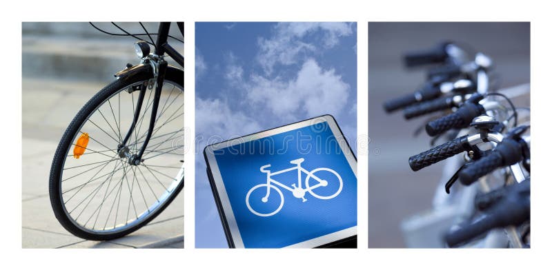 Bike collage stock photo. Image of cyclist, handle, country - 8606630