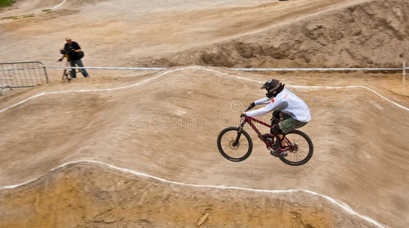 Bike competition editorial stock photo. Image of biker - 14110818