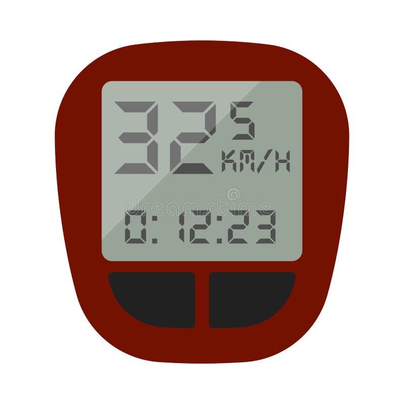 Bike Computer Icon stock vector. Illustration of fast - 223590071