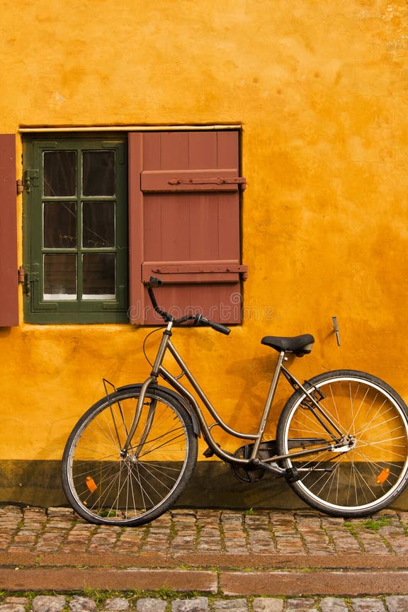 Bike and cottage stock image. Image of ride, cycle, residence - 5204161