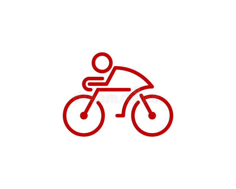 Bike Cycle Icon Logo Design Element Stock Vector - Illustration of logo ...