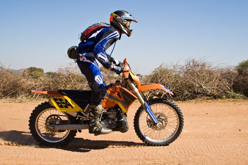 Off Road Dirt Bike Racer #N328 Editorial Stock Photo - Image of desert ...