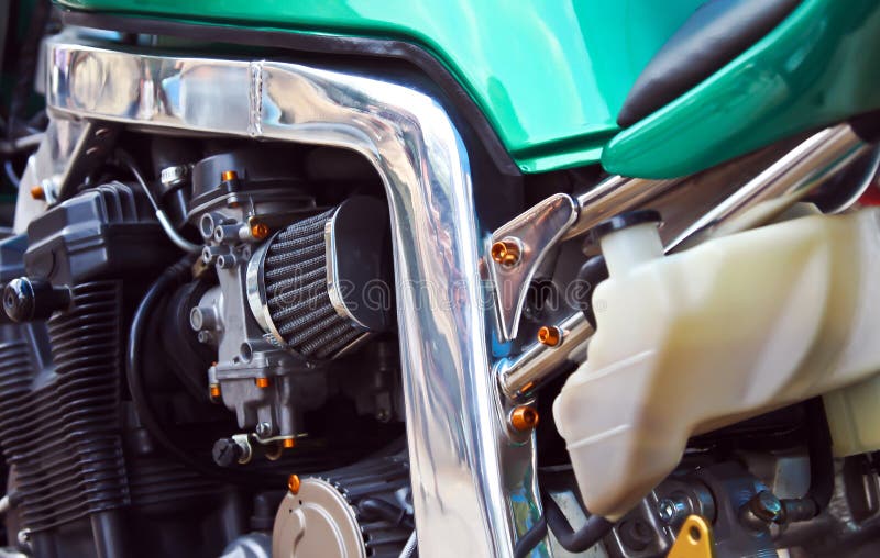 Bike engine stock image. Image of light, drive, green - 23806863