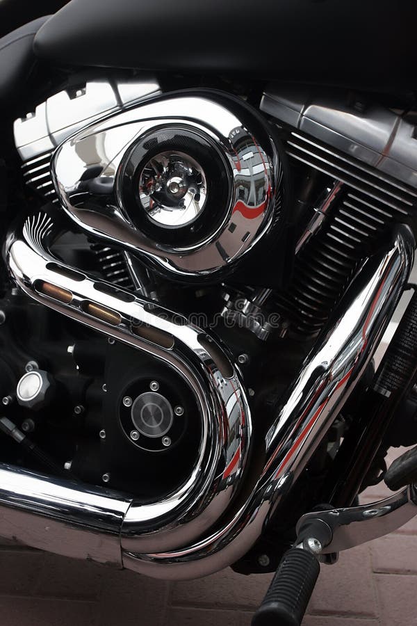 Bike engine stock photo. Image of motor, motorcycle, transportation ...