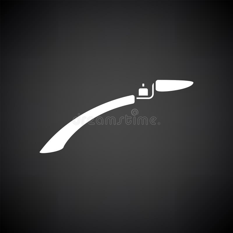 Bike Fender Icon stock vector. Illustration of isolated - 223590114