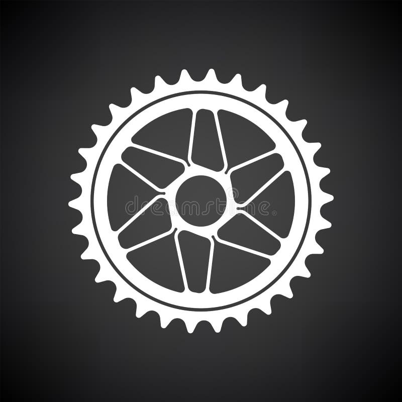 Bike Gear Star Icon stock vector. Illustration of bike - 210076177