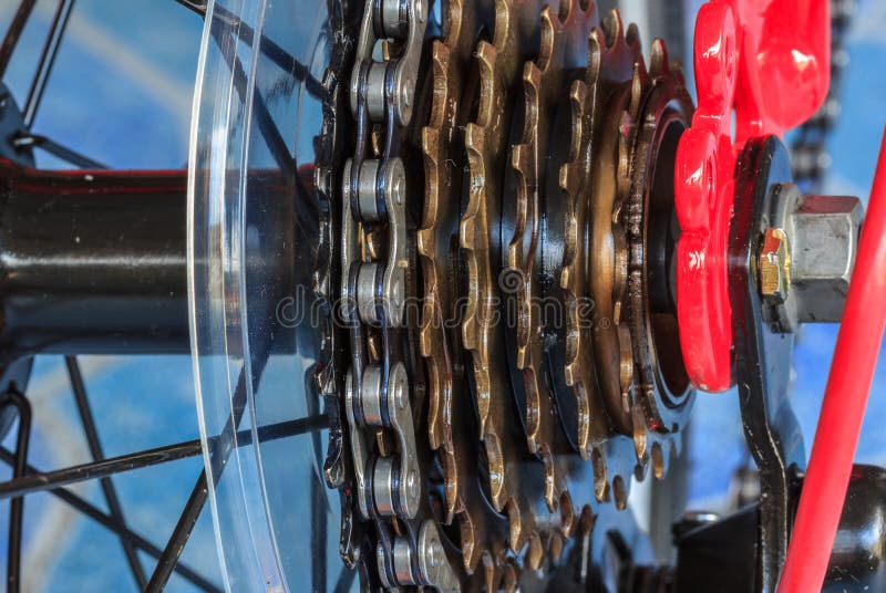 Bike Gear arrangement stock image. Image of back, gear - 108108391