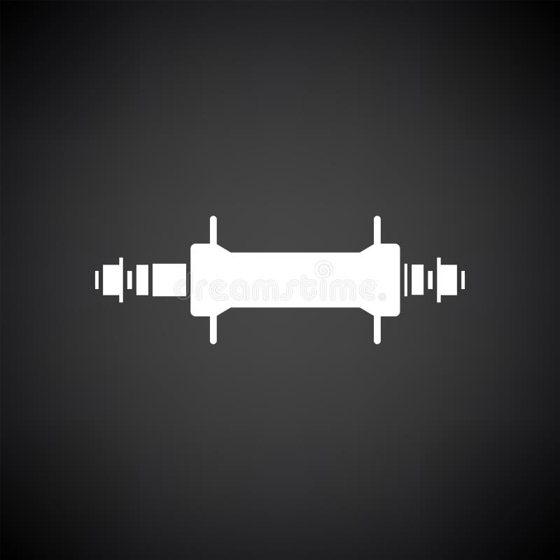 Bike Hub Icon stock vector. Illustration of bike, road - 210076169