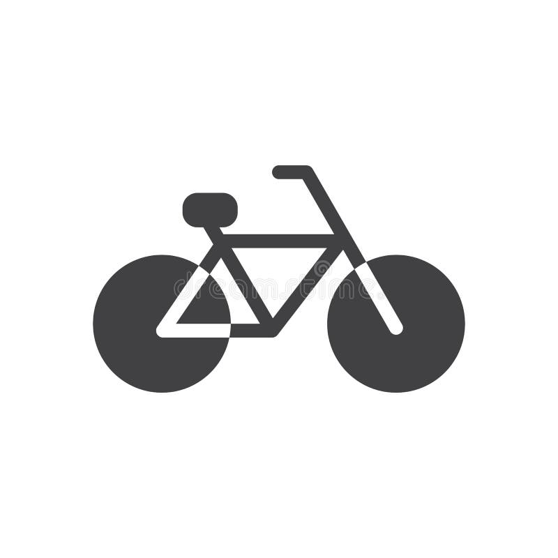 Bike Icon, Filled Flat Sign, Solid Glyph Pictogram Stock Vector ...