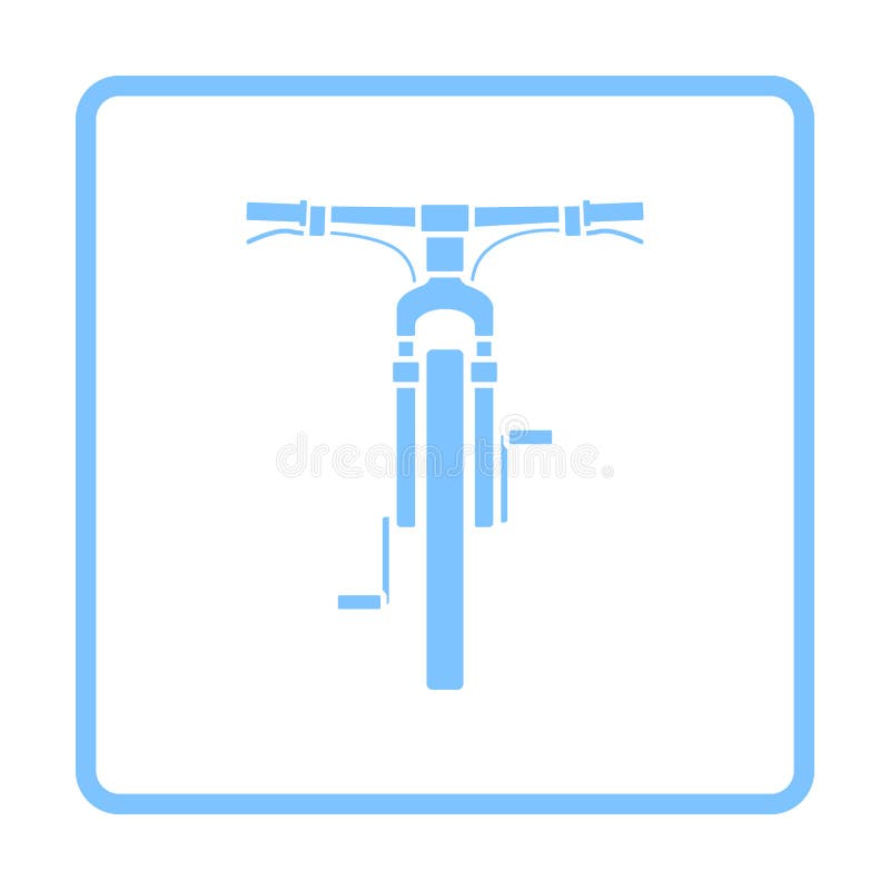 Bike Icon Front View stock vector. Illustration of shape - 149783684