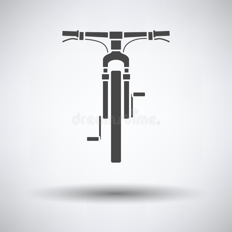 Bike icon front view stock vector. Illustration of wheel - 143737840