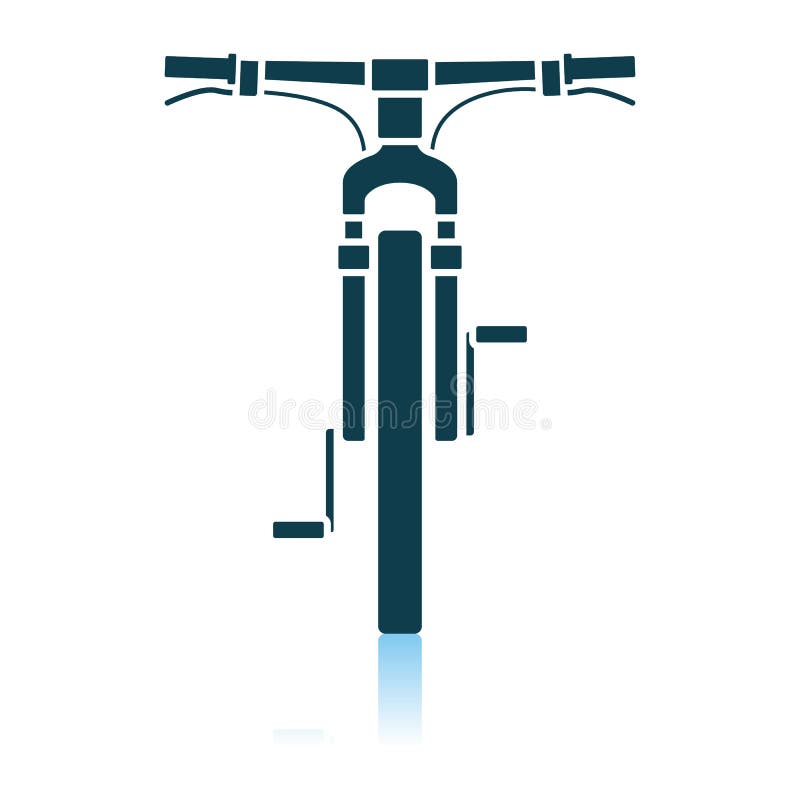 Bike Icon Front View stock vector. Illustration of symbol - 152008563