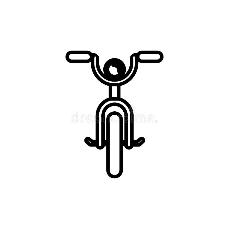 Bike icon stock vector. Illustration of flat, icon, exercise - 282880228
