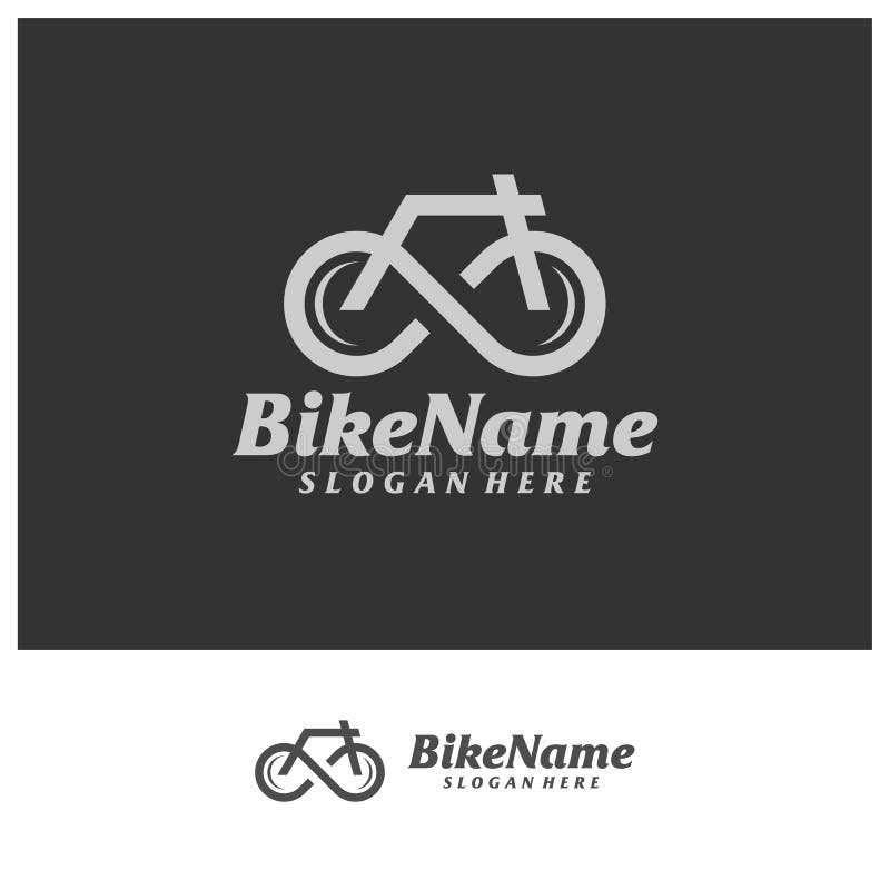 Bike Infinity Logo Design Template. Bike Logo Concept Vector. Creative ...