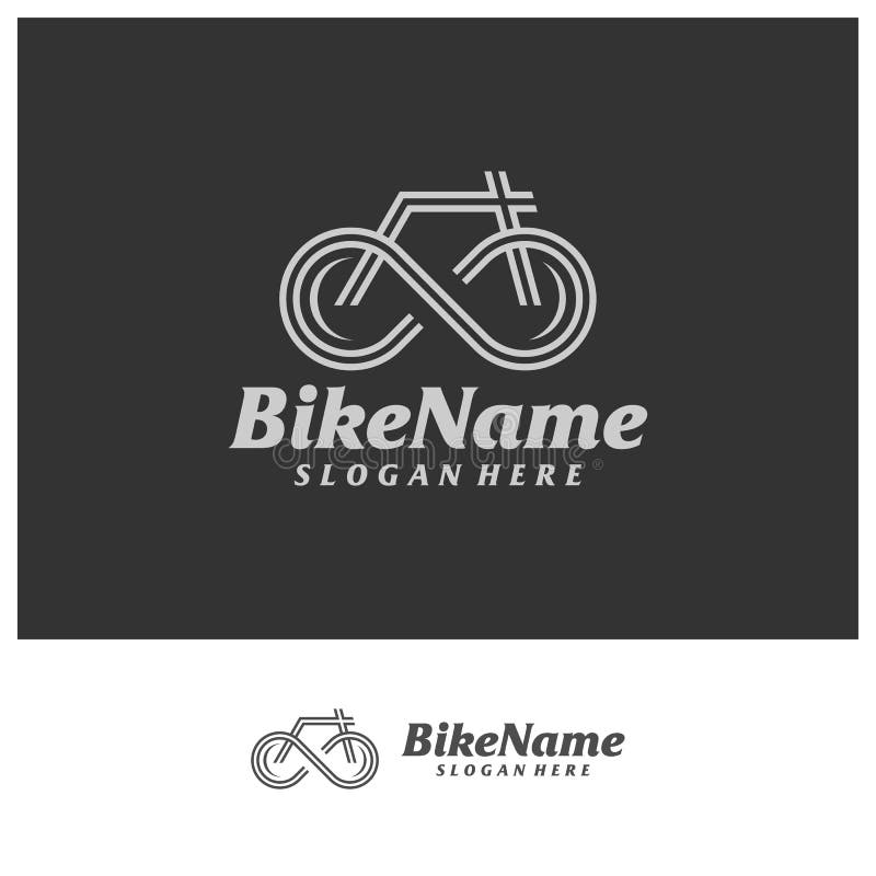 Bike Infinity Logo Design Template. Bike Logo Concept Vector. Creative ...