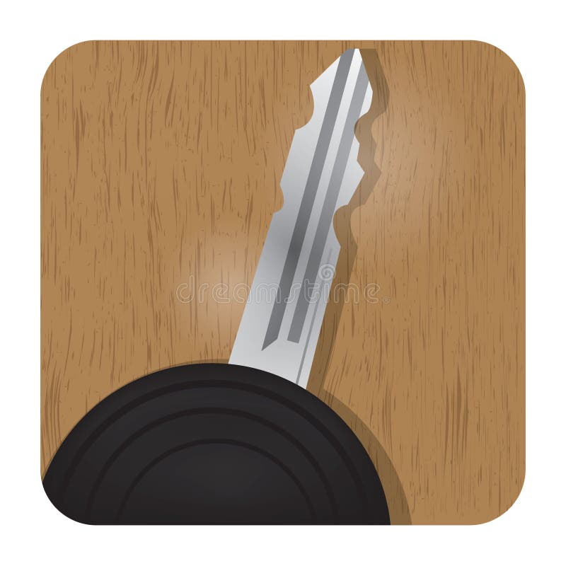 Bike Key. Vector Illustration Decorative Design Stock Vector ...