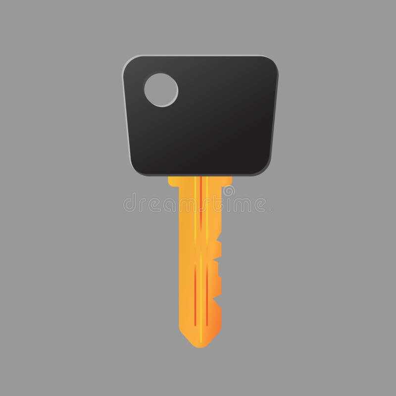 Bike Key. Vector Illustration Decorative Design Stock Vector ...