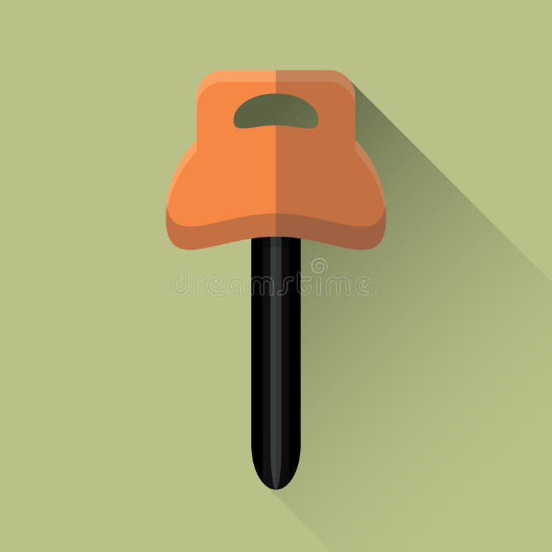 Bike Key. Vector Illustration Decorative Design Stock Vector ...
