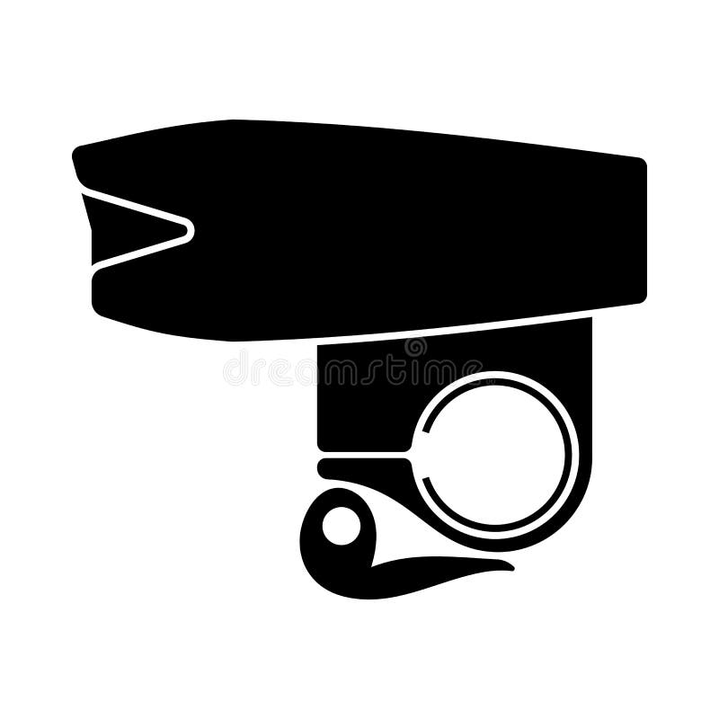 Bike Light Equipment Icon stock vector. Illustration of night - 209260891