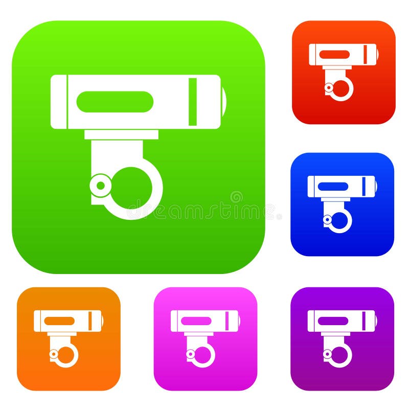 Bike light set collection stock vector. Illustration of front - 97793293
