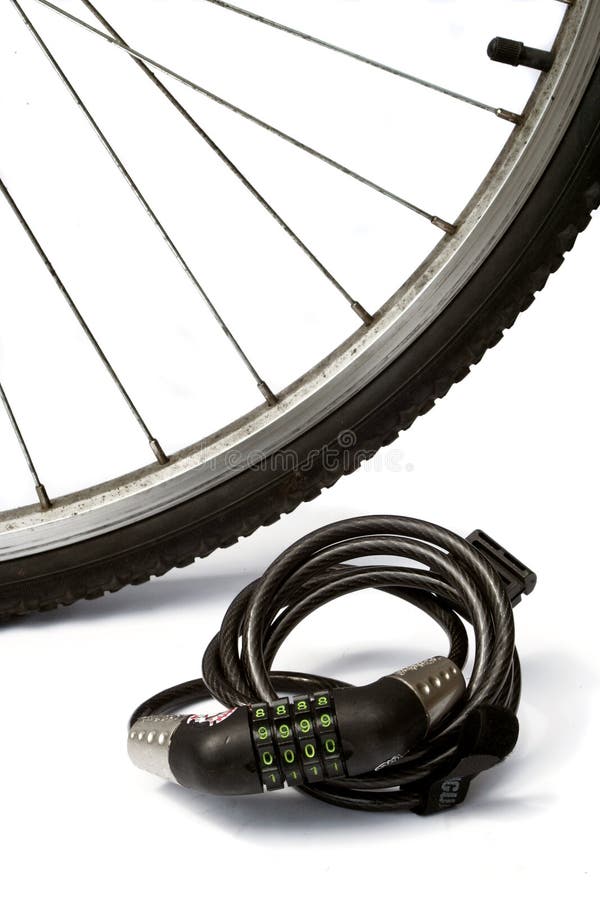 Bike lock stock photo. Image of spokes, safe, accessories - 765116