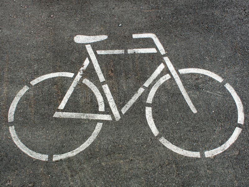 Bike mark stock photo. Image of object, advice, attention - 40773972