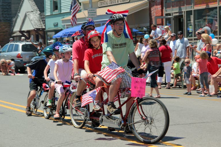 Bike in Parade editorial stock photo. Image of parade - 15011463