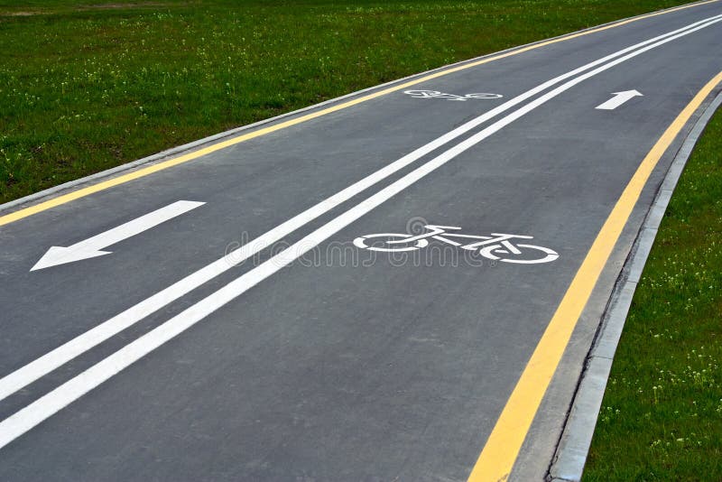 Bike Path stock image. Image of grass, sport, lifestyle - 15901675