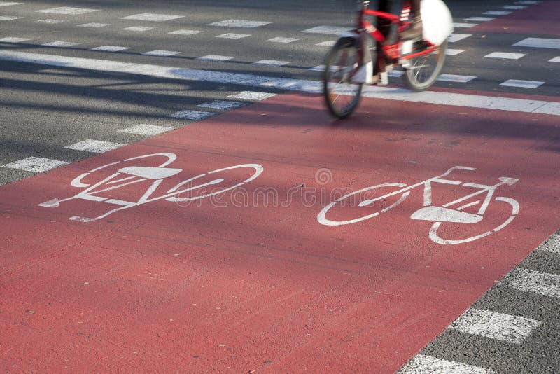 Bike Path stock image. Image of road, cycle, path, lane - 18052553