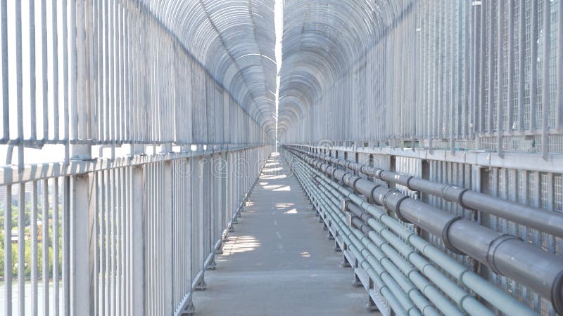 Bike path on a bridge stock image. Image of distance - 154306579