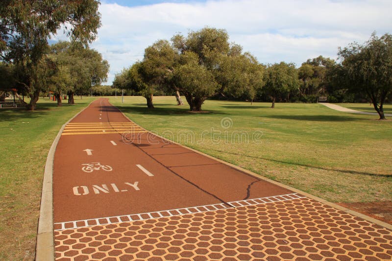 Bike Path Park Perth Western Australia Stock Photos - Free & Royalty ...