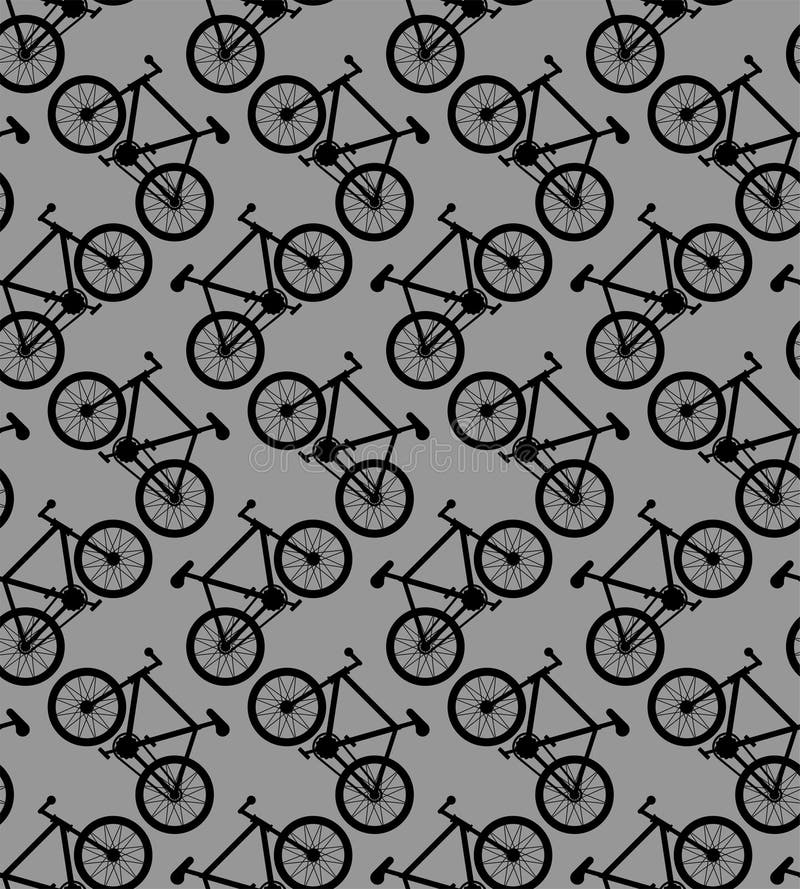 Bike Pattern Seamless. Bicycle Background Stock Vector - Illustration ...