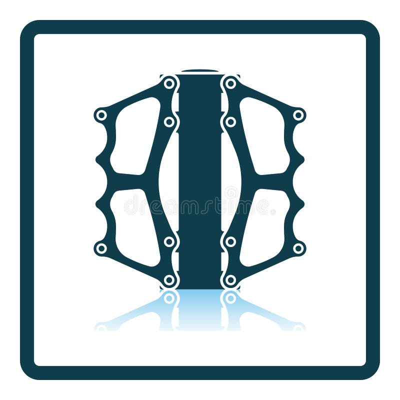 Bike Pedal Icon stock vector. Illustration of mountain - 211754192