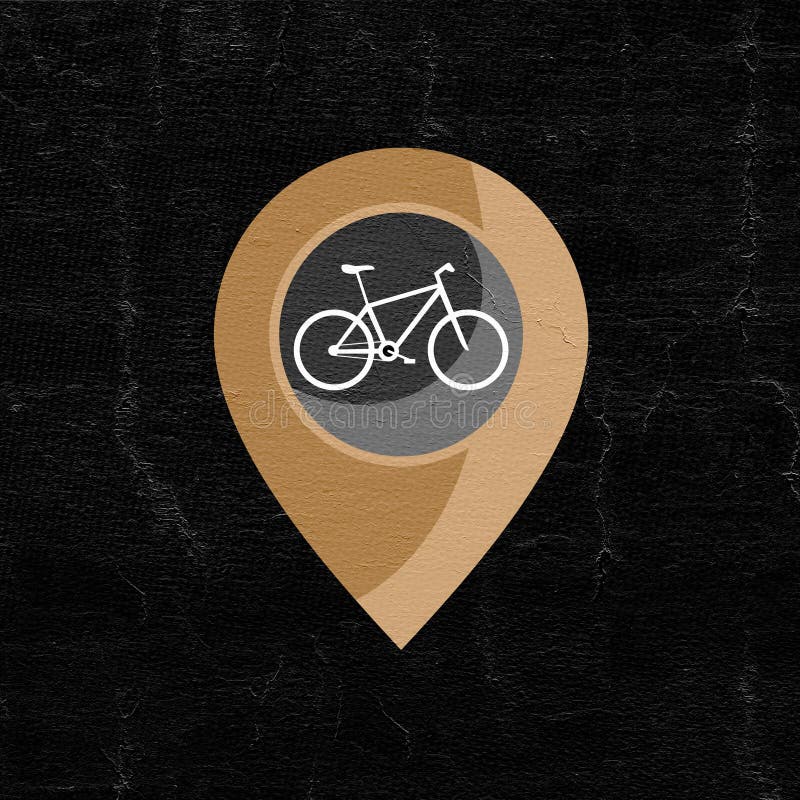 Bike point stock illustration. Illustration of pointer - 85255608