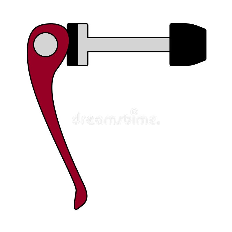 Bike Quick Release Icon stock vector. Illustration of bicycle - 208692047