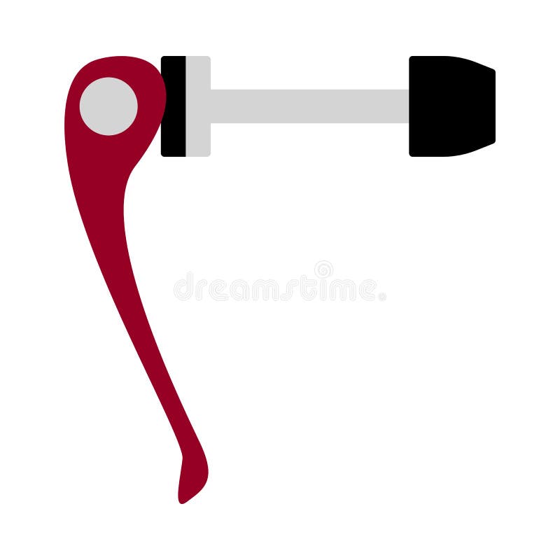 Bike Quick Release Icon stock vector. Illustration of rear - 204229783