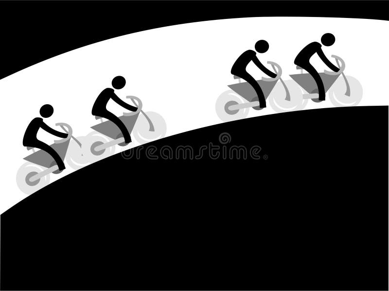 The bike race stock illustration. Illustration of hill - 54463100