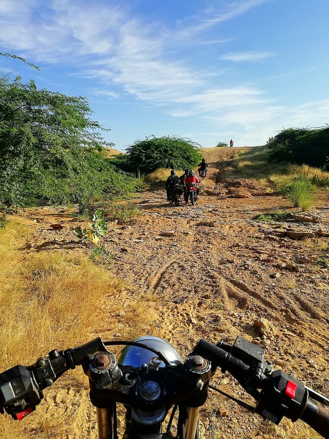 Bike Ride Desert Safari Fun Stock Photo - Image of ride, safari: 174088178