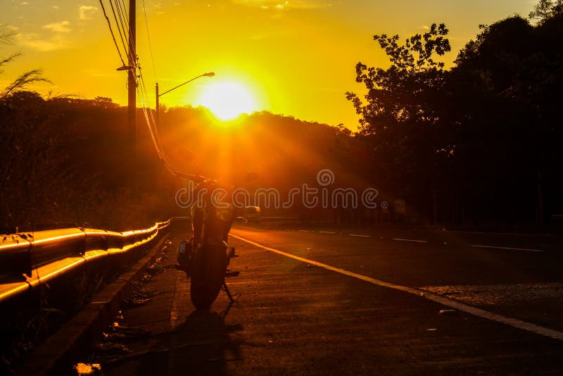 Bike ride stock image. Image of ride, sunrise, shine - 137450263
