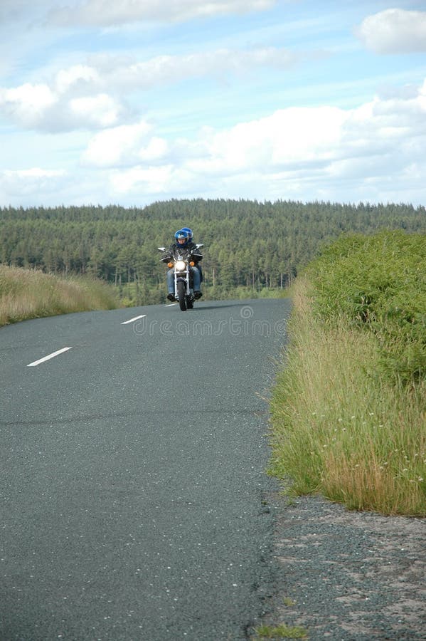 Bike Rider stock image. Image of grass, countryside, pillian - 622997