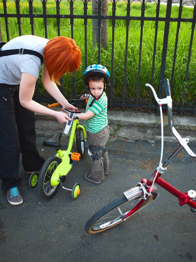 Baby riding motorcycle stock image. Image of outdoors - 20138157