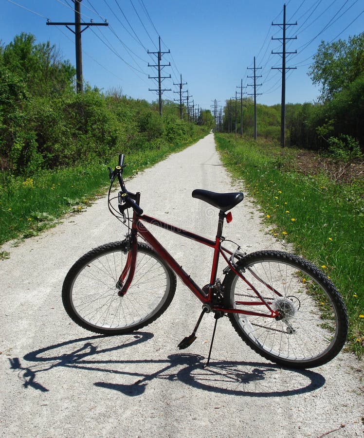Bike road stock image. Image of park, path, paths, speed - 14165043