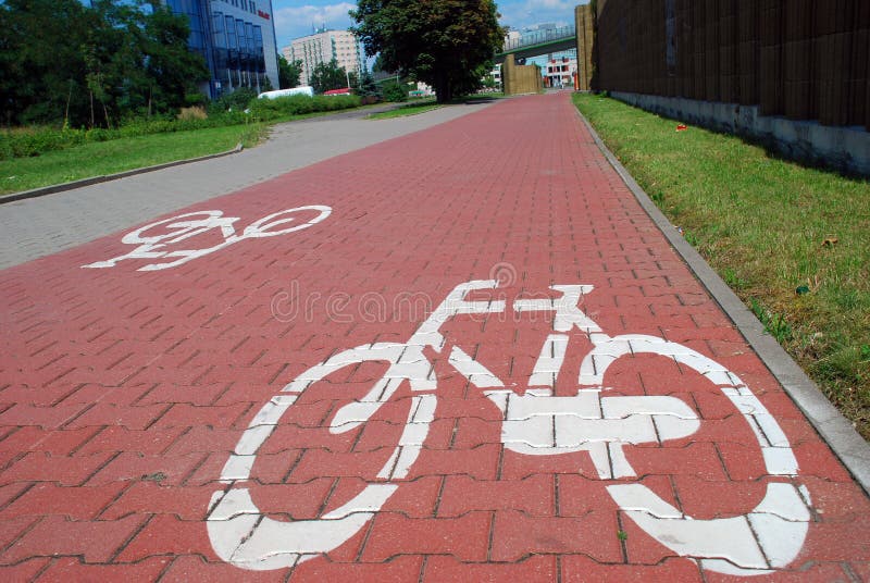 Bike road sign stock photo. Image of recreation, biking - 5890950