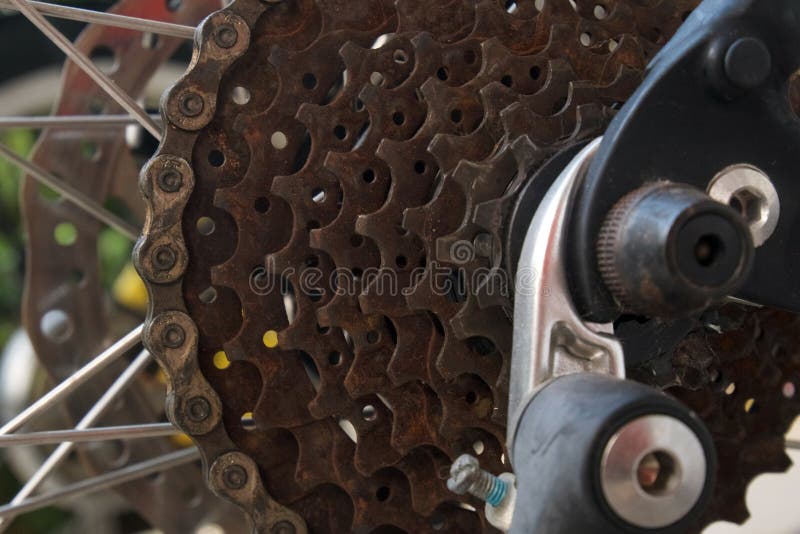 Rust Gear Wheels Rust Gear Wheels Used in Industry on White Isolated O ...