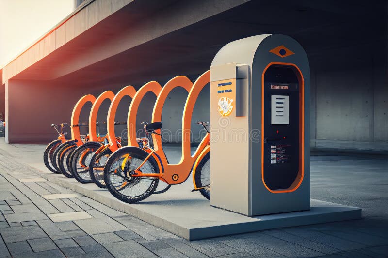 A Bike-sharing System with a Network of Docking Stations and Bikes in ...