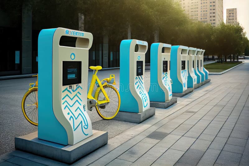 A Bike-sharing System with a Network of Docking Stations and Bikes in ...