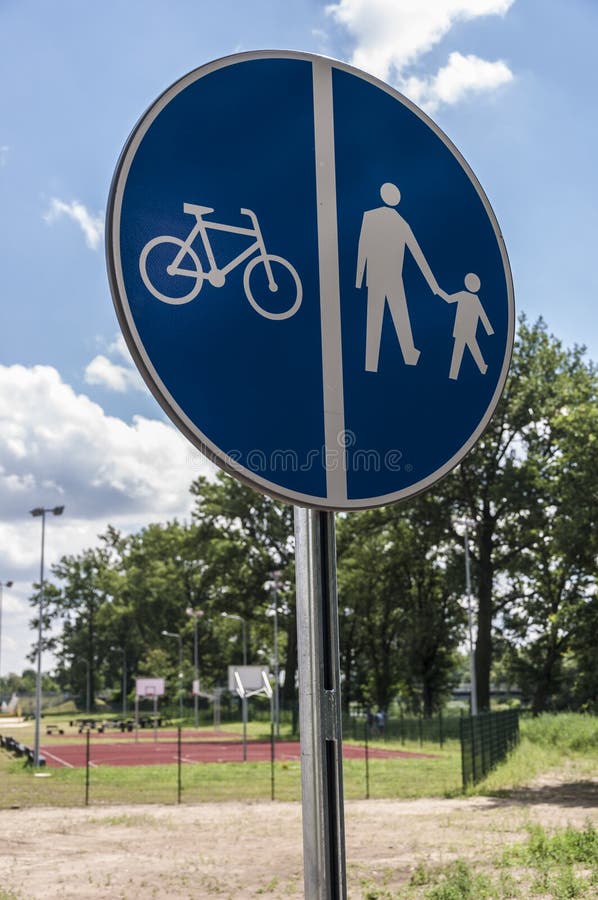 Bike sign. stock image. Image of bicycle, notice, ride - 26237281