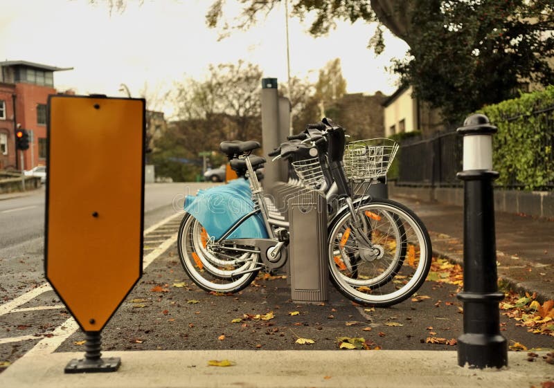 Bike station stock photo. Image of city, prospective - 12001406