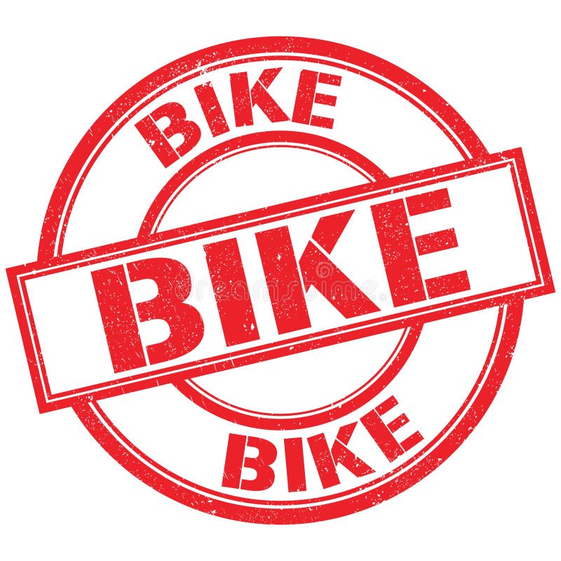 BIKE Text Written on Red Stamp Sign Stock Illustration - Illustration ... BIKE Text Written on Red Stamp Sign Stock Illustration - Illustration ...