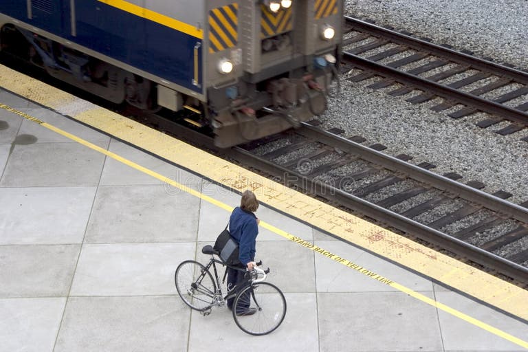 Bike / Train Commuter stock photo. Image of station, transport - 446442